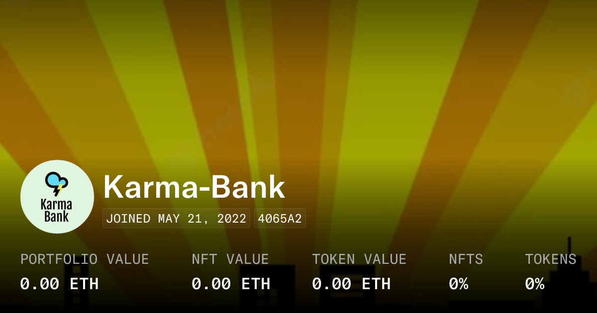 Karma-Bank - Profile | OpenSea