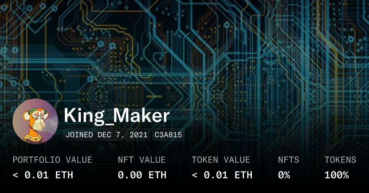 King_Maker - Profile | OpenSea