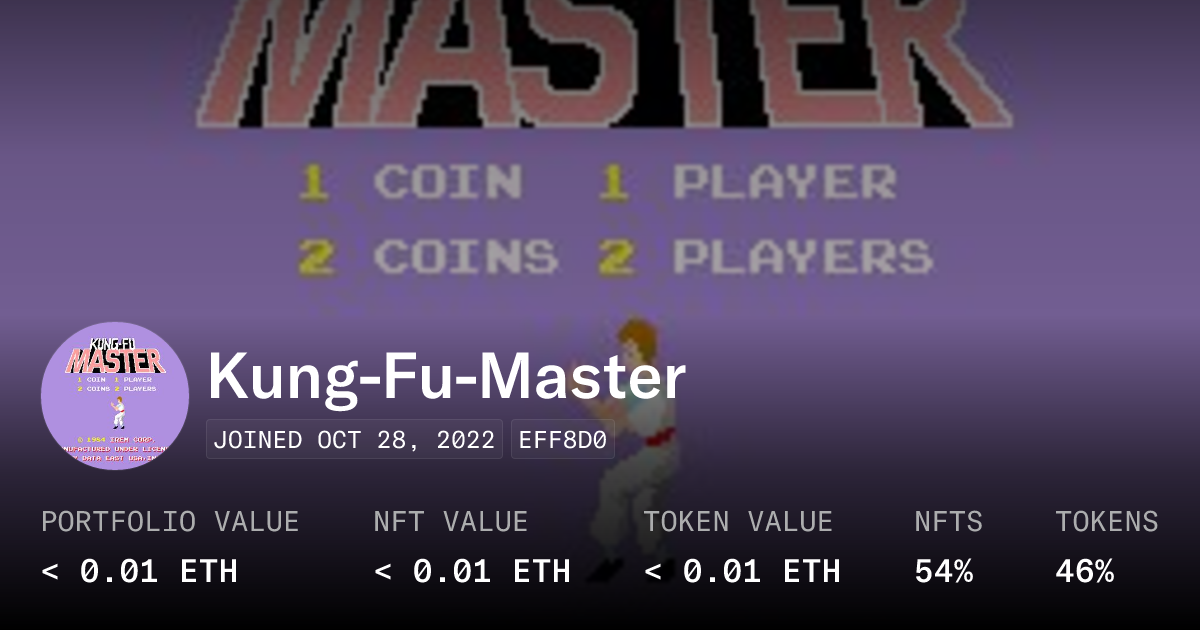 Kung-Fu-Master - Profile | OpenSea