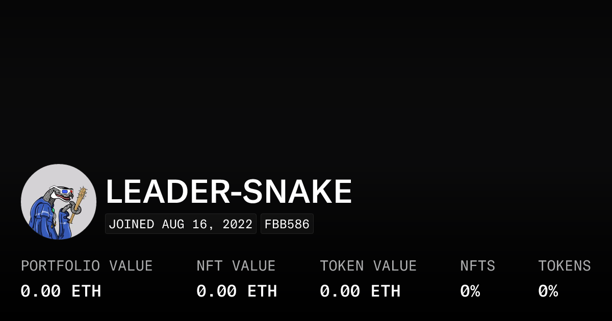 LEADER-SNAKE - Profile | OpenSea