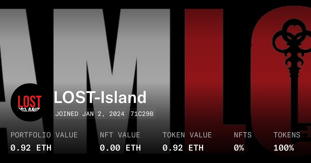 LOST-Island - Profile | OpenSea