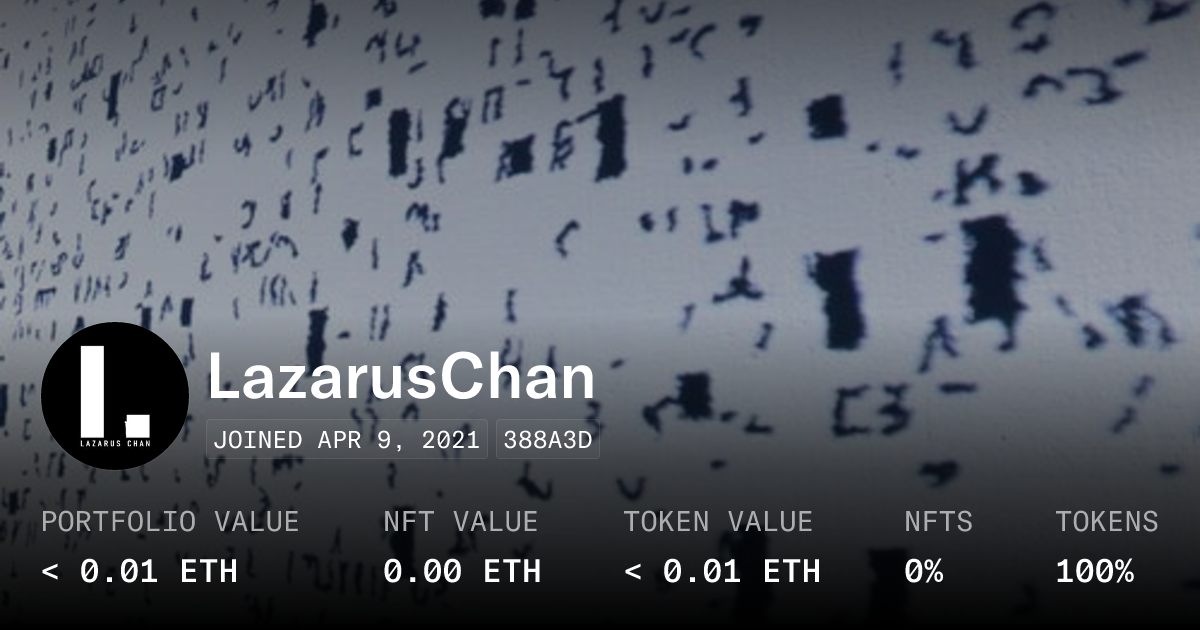 LazarusChan - Profile | OpenSea