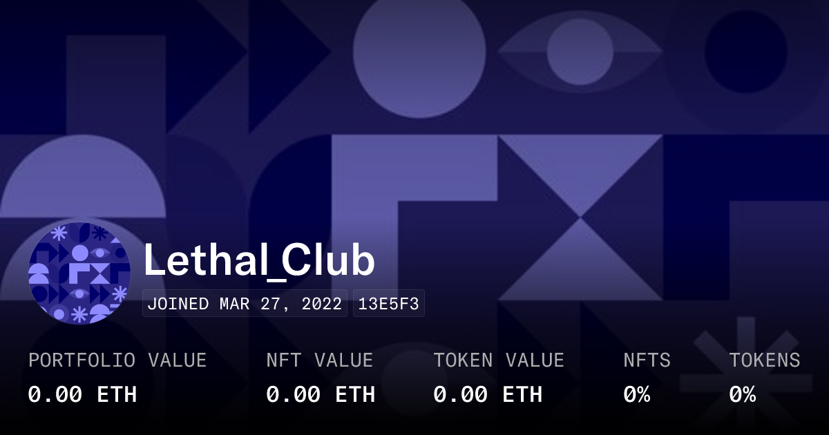Lethal_Club - Profile | OpenSea