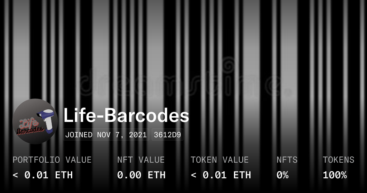 Life-Barcodes - Profile | OpenSea