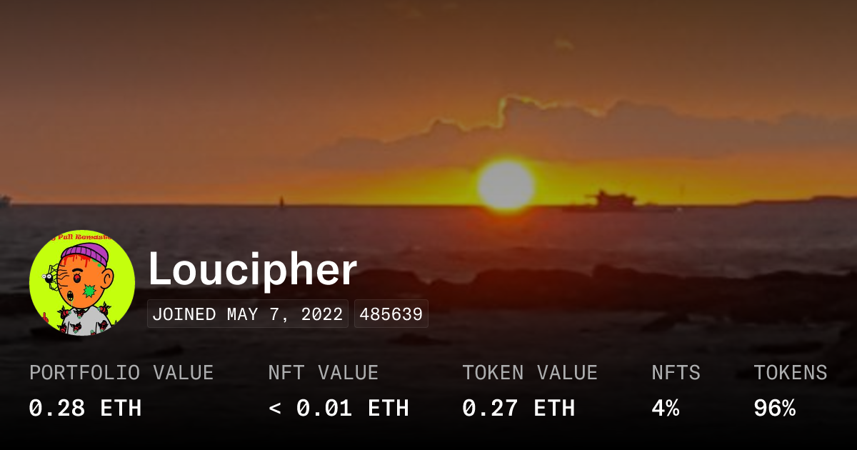 Loucipher - Profile | OpenSea