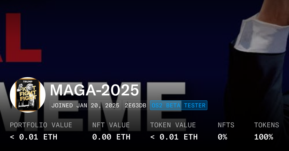 MAGA-2025 - Perfil | OpenSea