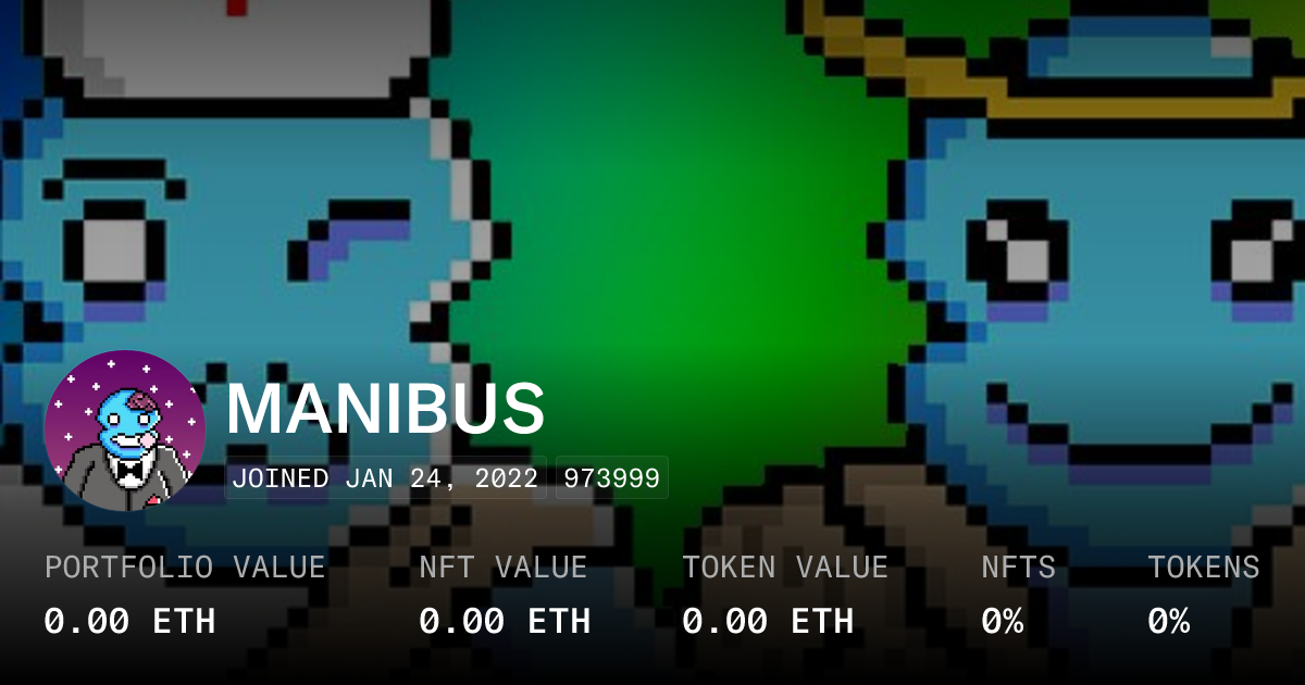 MANIBUS - Perfil | OpenSea