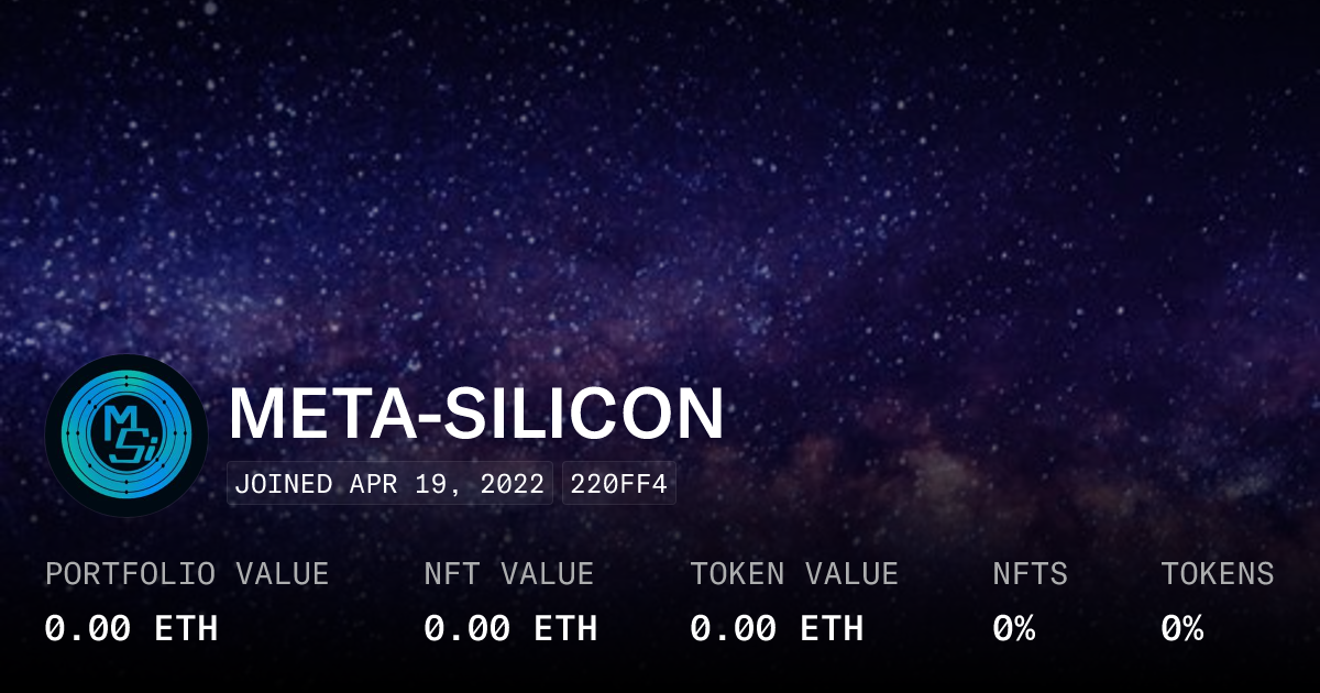 META-SILICON - Profile | OpenSea