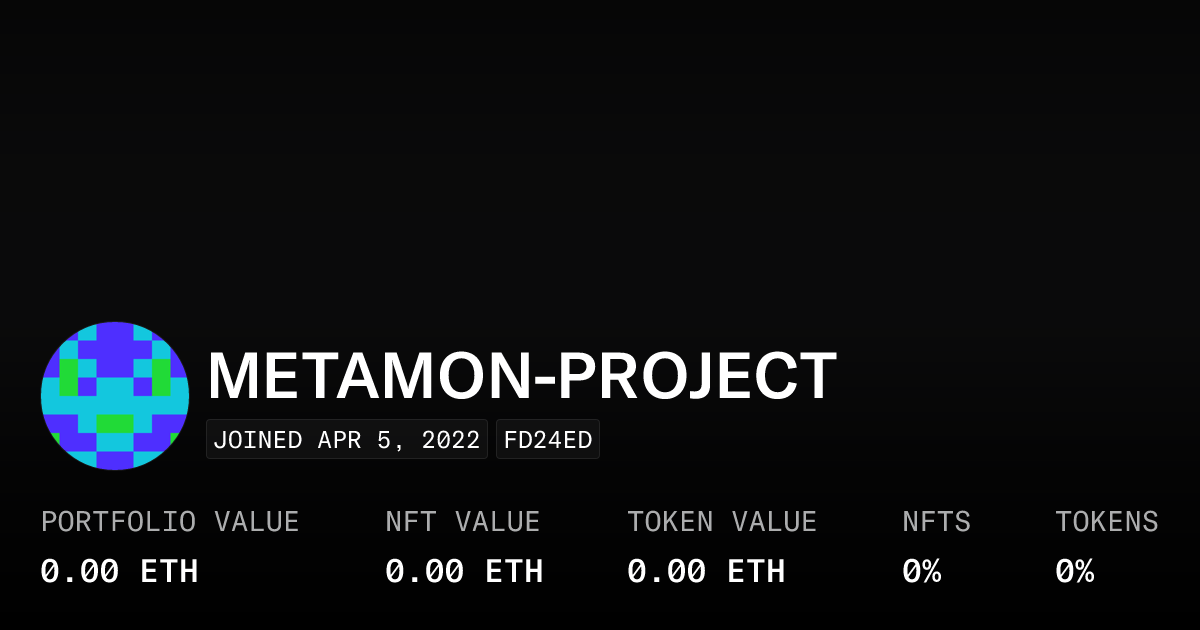 METAMON-PROJECT - Profile | OpenSea