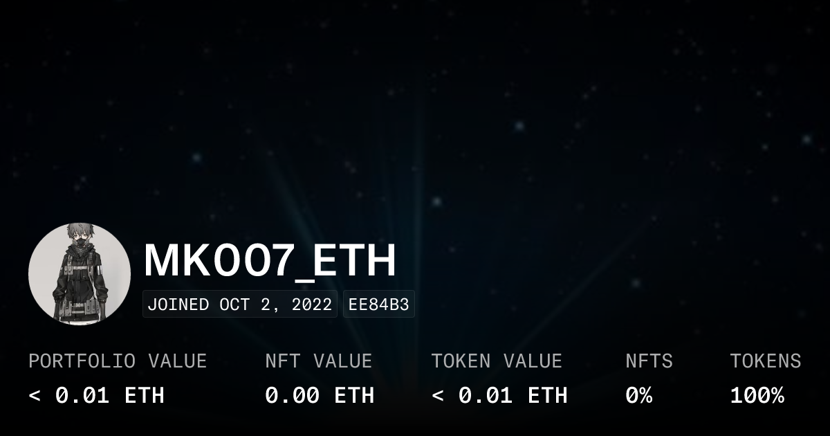MK007_ETH - Profile | OpenSea