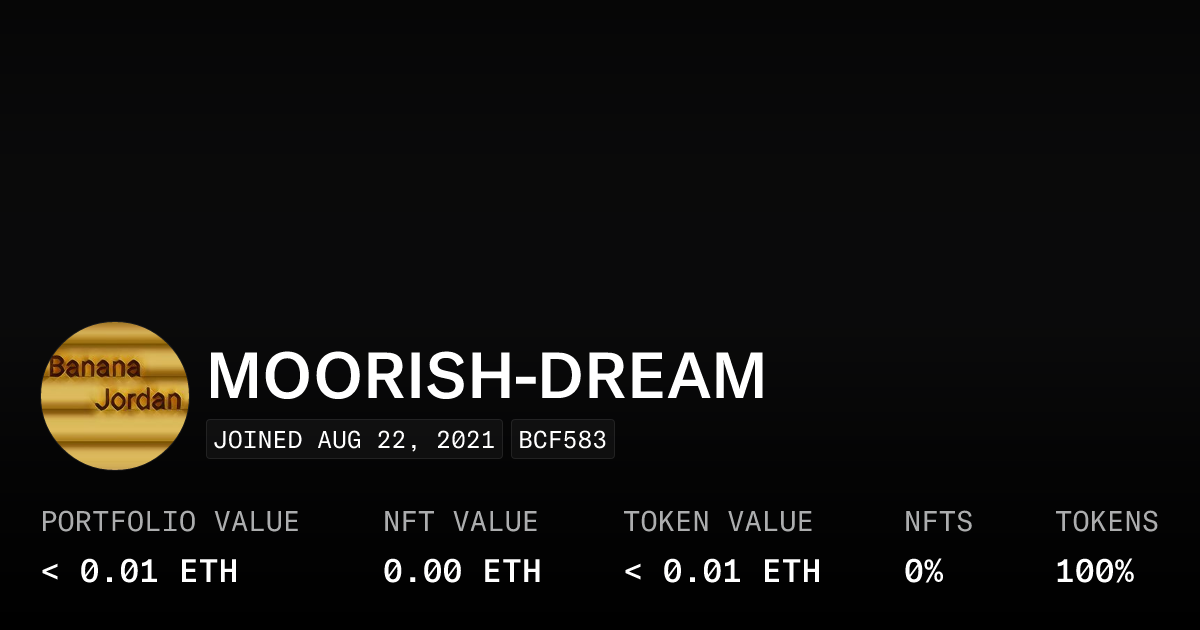 MOORISH-DREAM - Profile | OpenSea