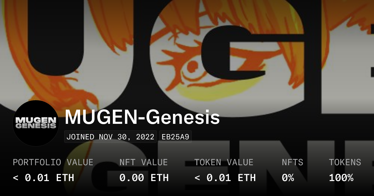 MUGEN-Genesis - Profile | OpenSea