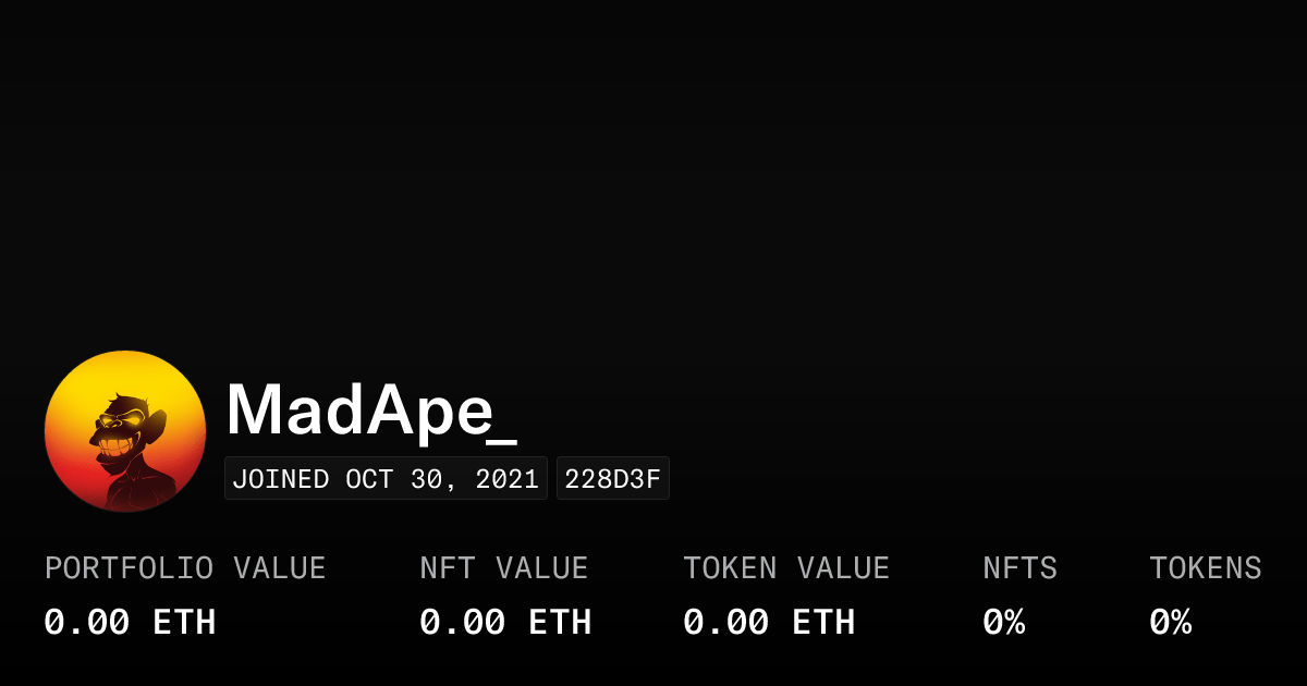 MadApe_ - Profile | OpenSea