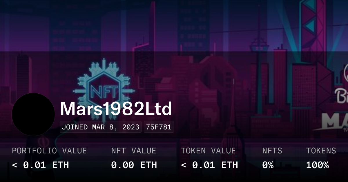 Mars1982Ltd - Profile | OpenSea