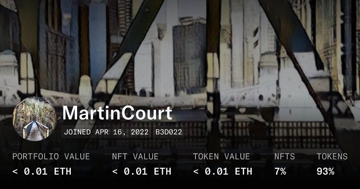 MartinCourt - Profile | OpenSea