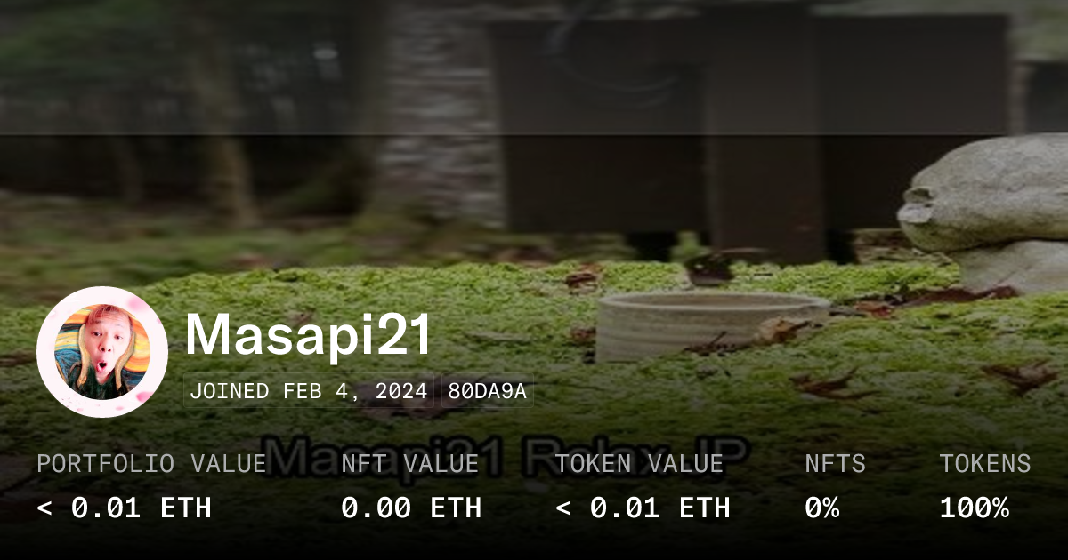 Masapi21 - Profile | OpenSea
