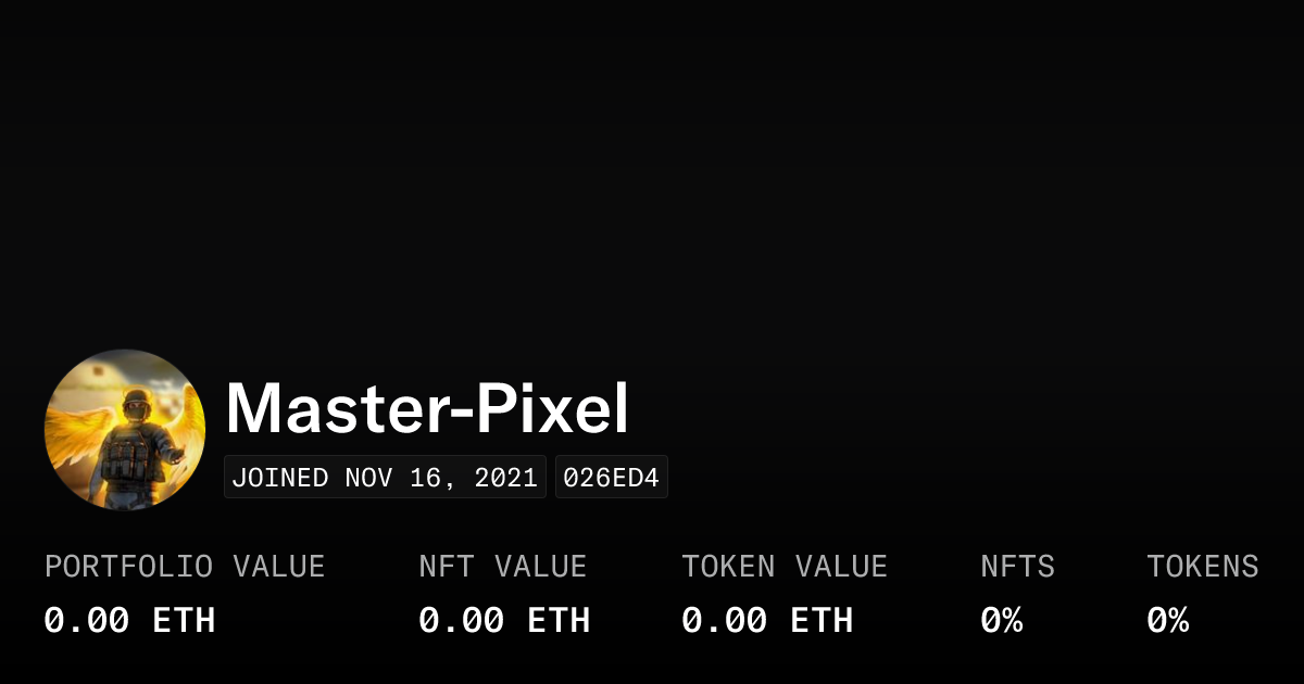 Master-Pixel - Profile | OpenSea