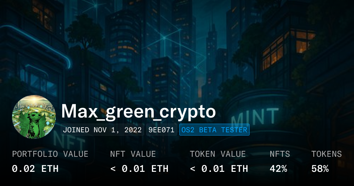 Max_green_crypto - Profile | OpenSea