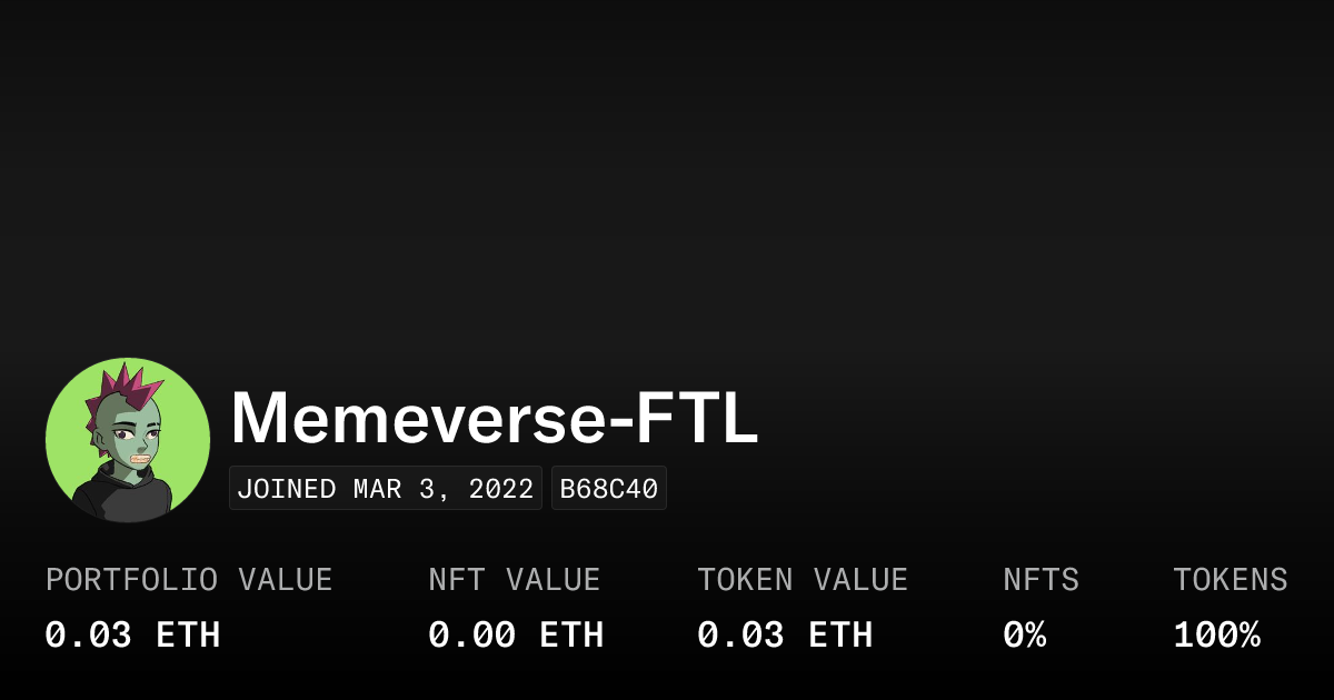 Memeverse-FTL - Profile | OpenSea