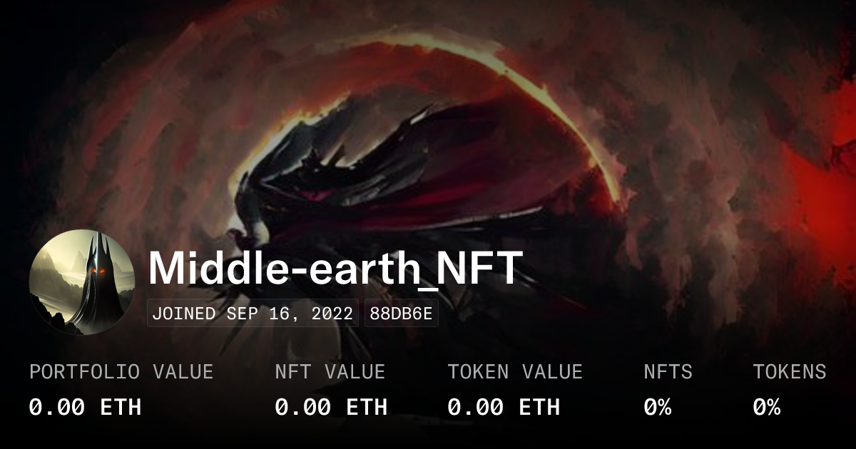 Middle-earth_NFT - Profile | OpenSea