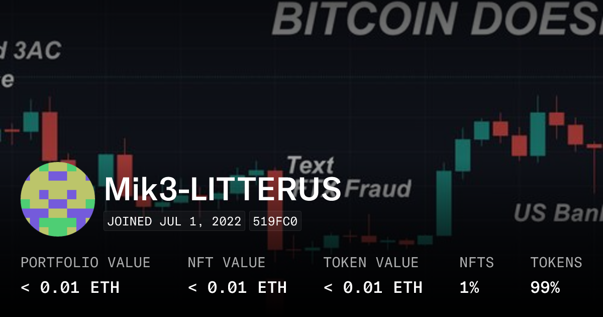 Mik3-LITTERUS - Profile | OpenSea