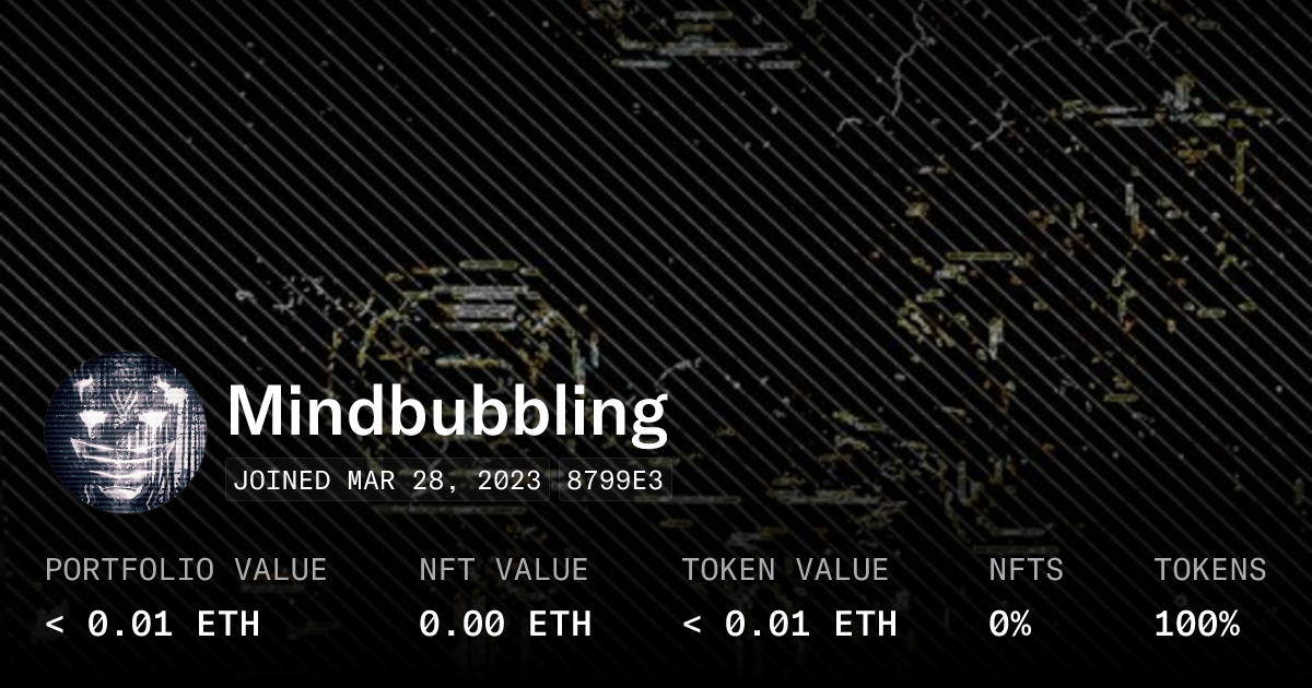 Mindbubbling - Profile | OpenSea