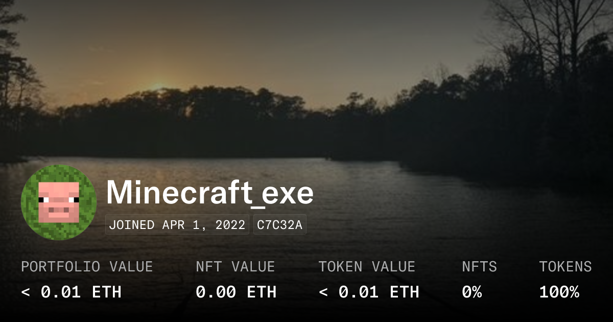 Minecraft_exe - Profile | OpenSea