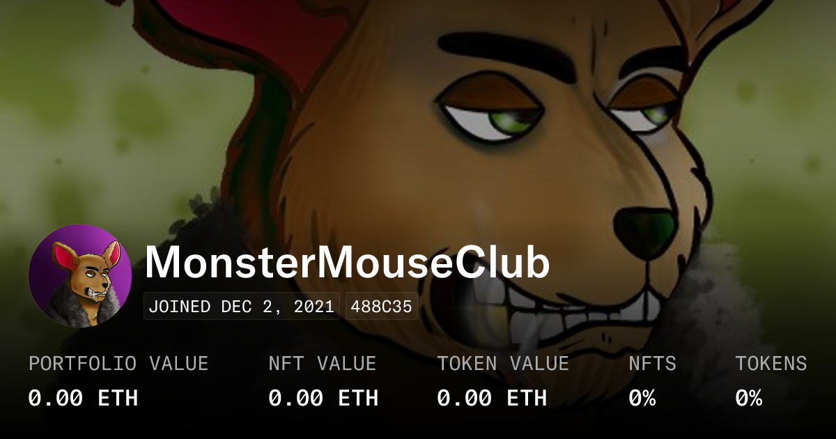 MonsterMouseClub - Profile | OpenSea