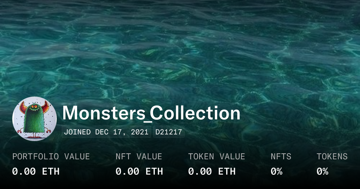 Monsters_Collection - Profile | OpenSea