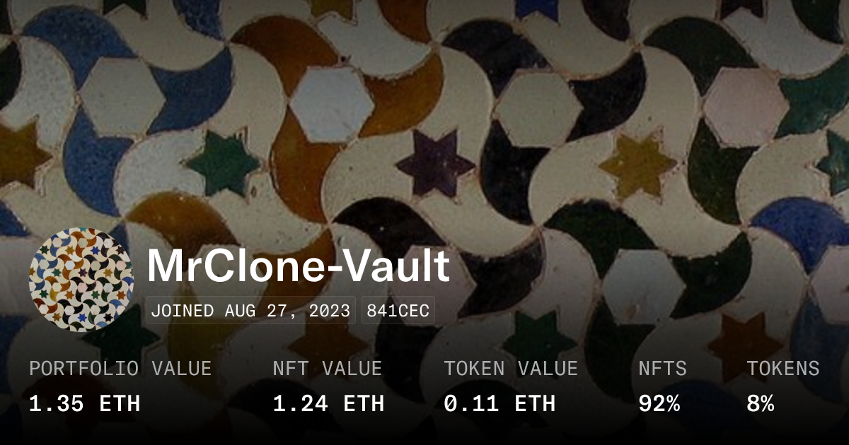MrClone-Vault - Profile | OpenSea