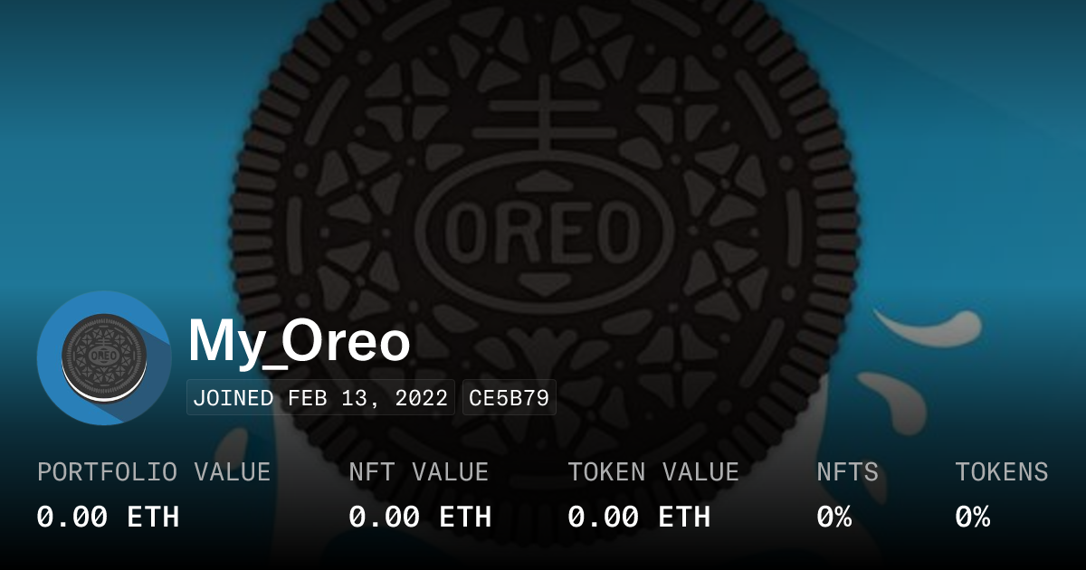My_Oreo - Profile | OpenSea