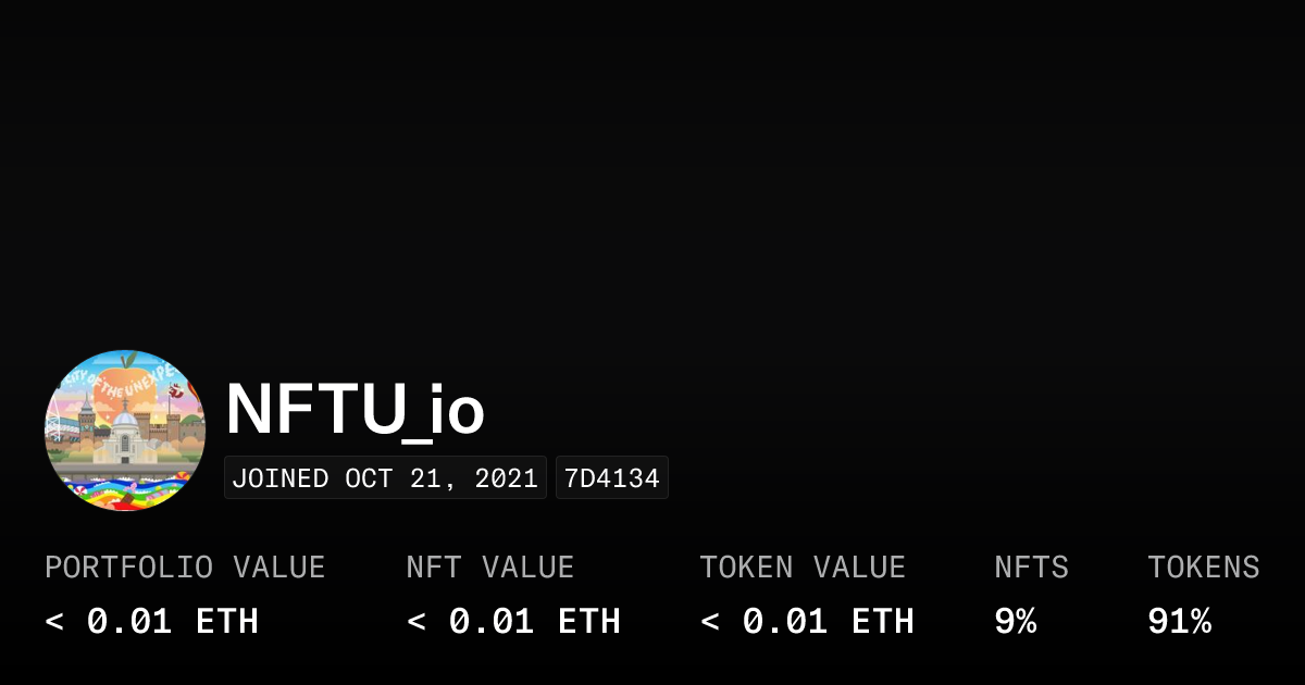 NFTU_io - Profile | OpenSea