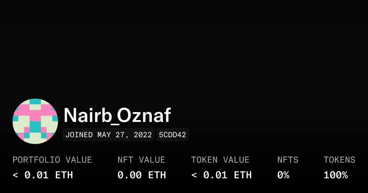 Nairb_Oznaf - Profile | OpenSea