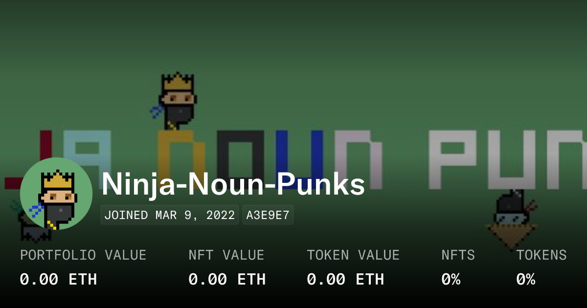 Ninja-Noun-Punks - Profile | OpenSea
