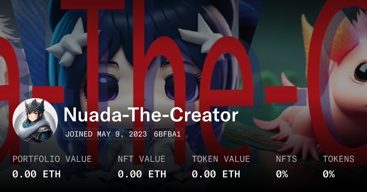 Nuada-The-Creator - Profile | OpenSea