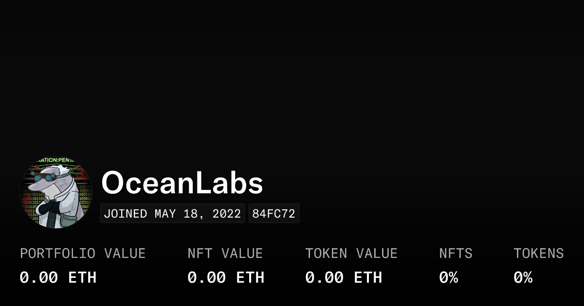 OceanLabs - Profile | OpenSea
