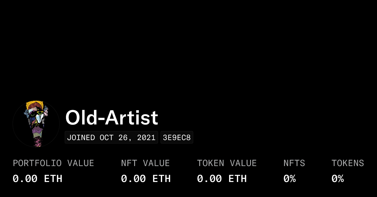 Old-Artist - Profile | OpenSea