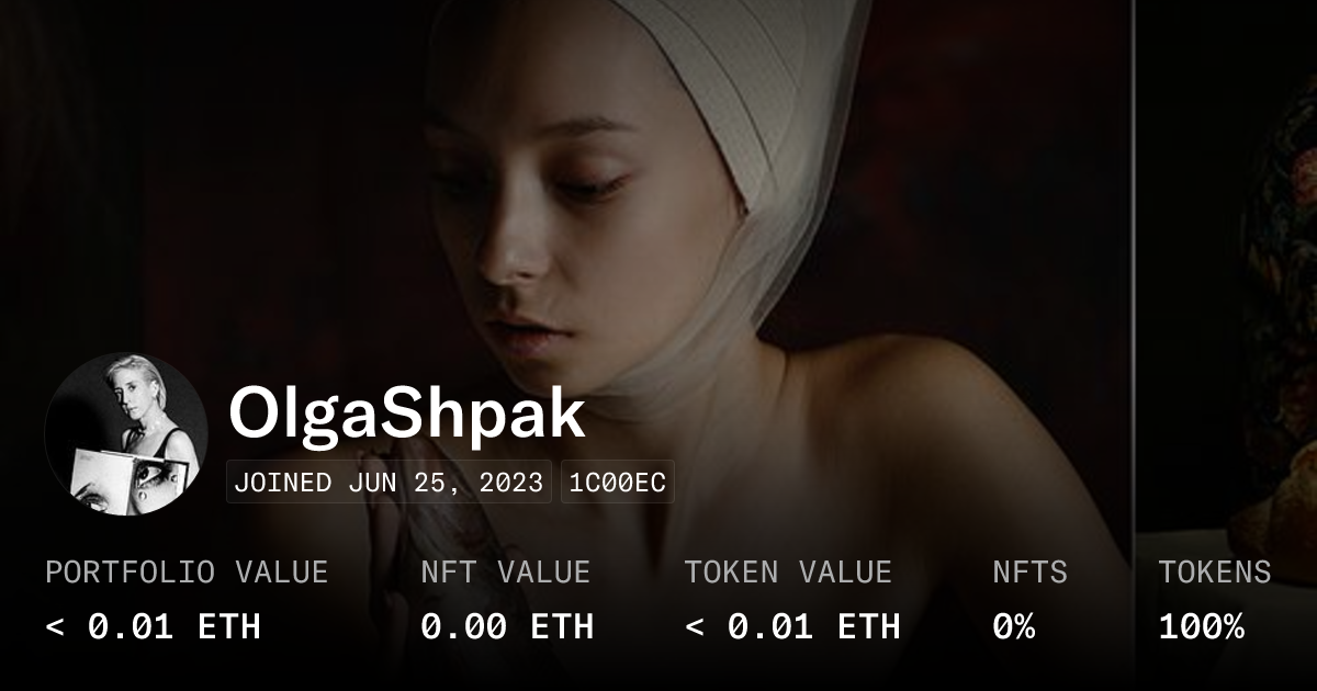 OlgaShpak - Profile | OpenSea