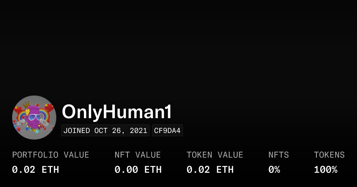 OnlyHuman1 - Profile | OpenSea