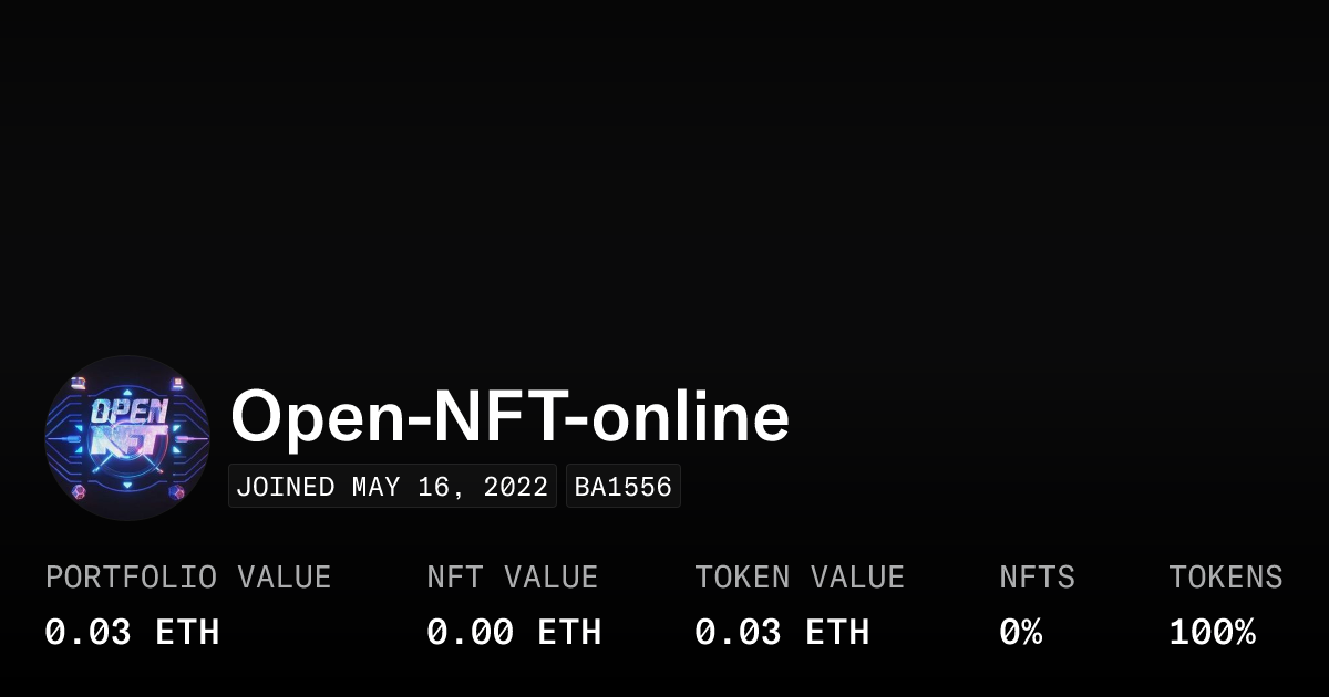 Open-NFT-online - Profile | OpenSea