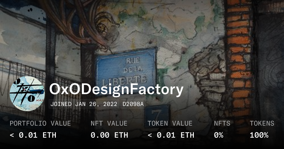 OxODesignFactory - Profile | OpenSea