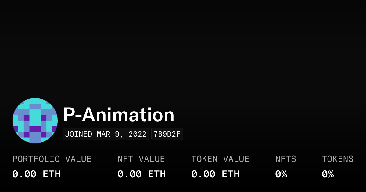 P-Animation - Profile | OpenSea