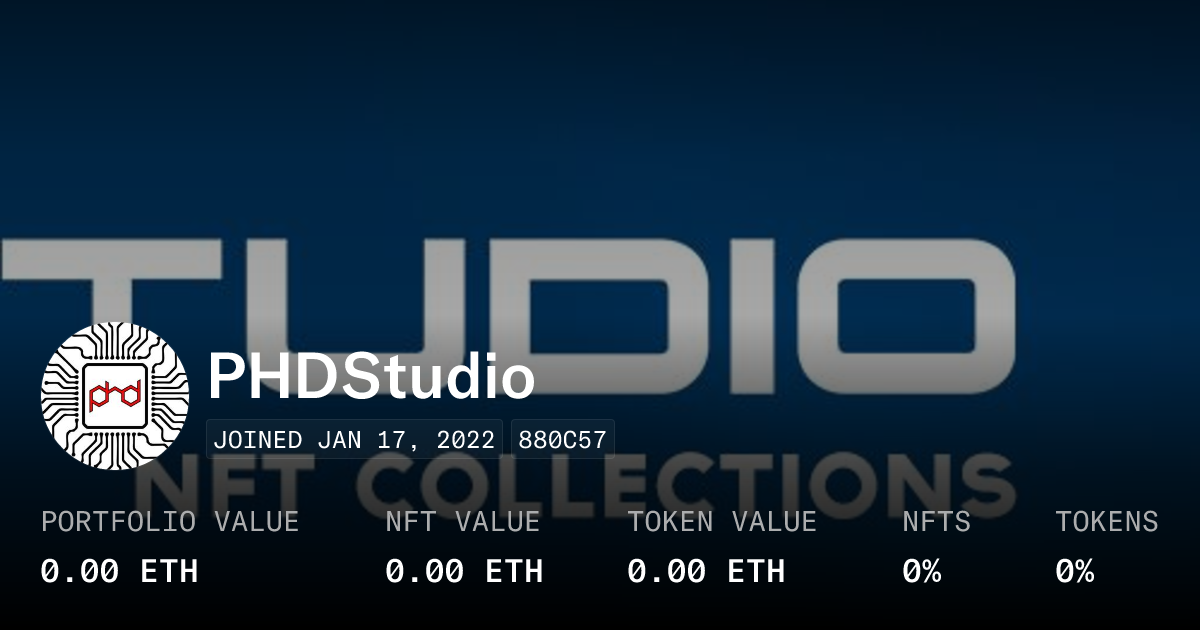 PHDStudio - Profile | OpenSea