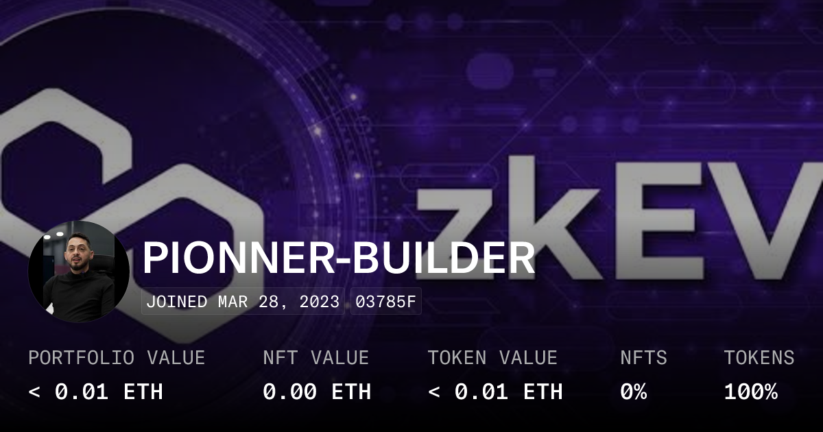 PIONNER-BUILDER - Profile | OpenSea