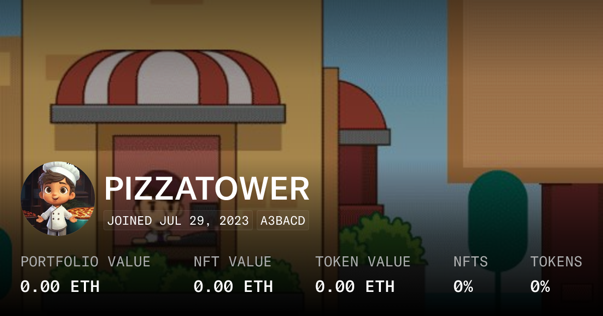 PIZZATOWER - Profile | OpenSea