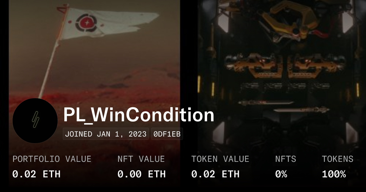PL_WinCondition - Profile | OpenSea