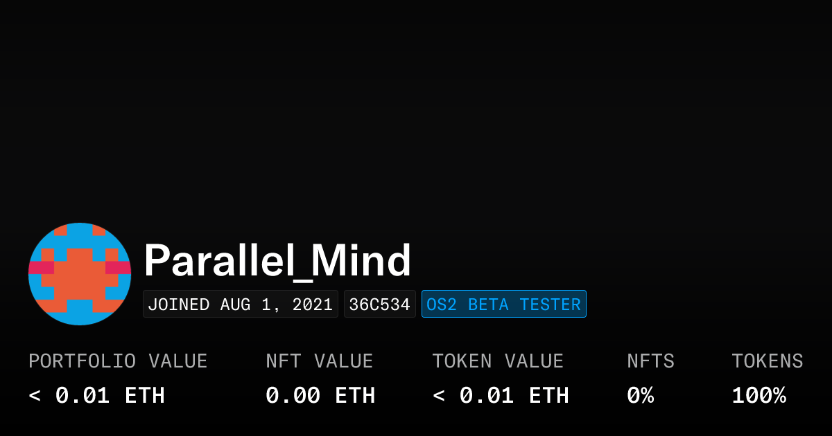 Parallel_Mind - Profile | OpenSea