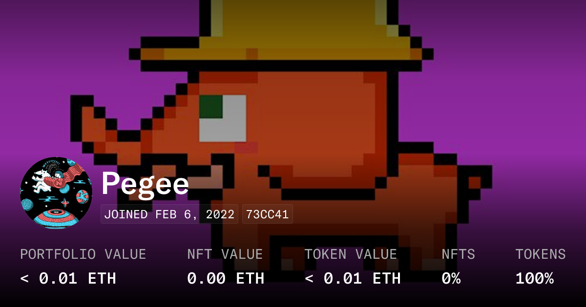 Pegee - Profile | OpenSea