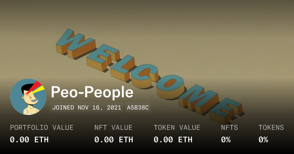 Peo-People - Profile | OpenSea