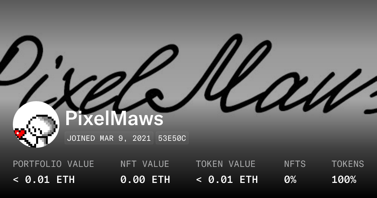 PixelMaws - Profile | OpenSea